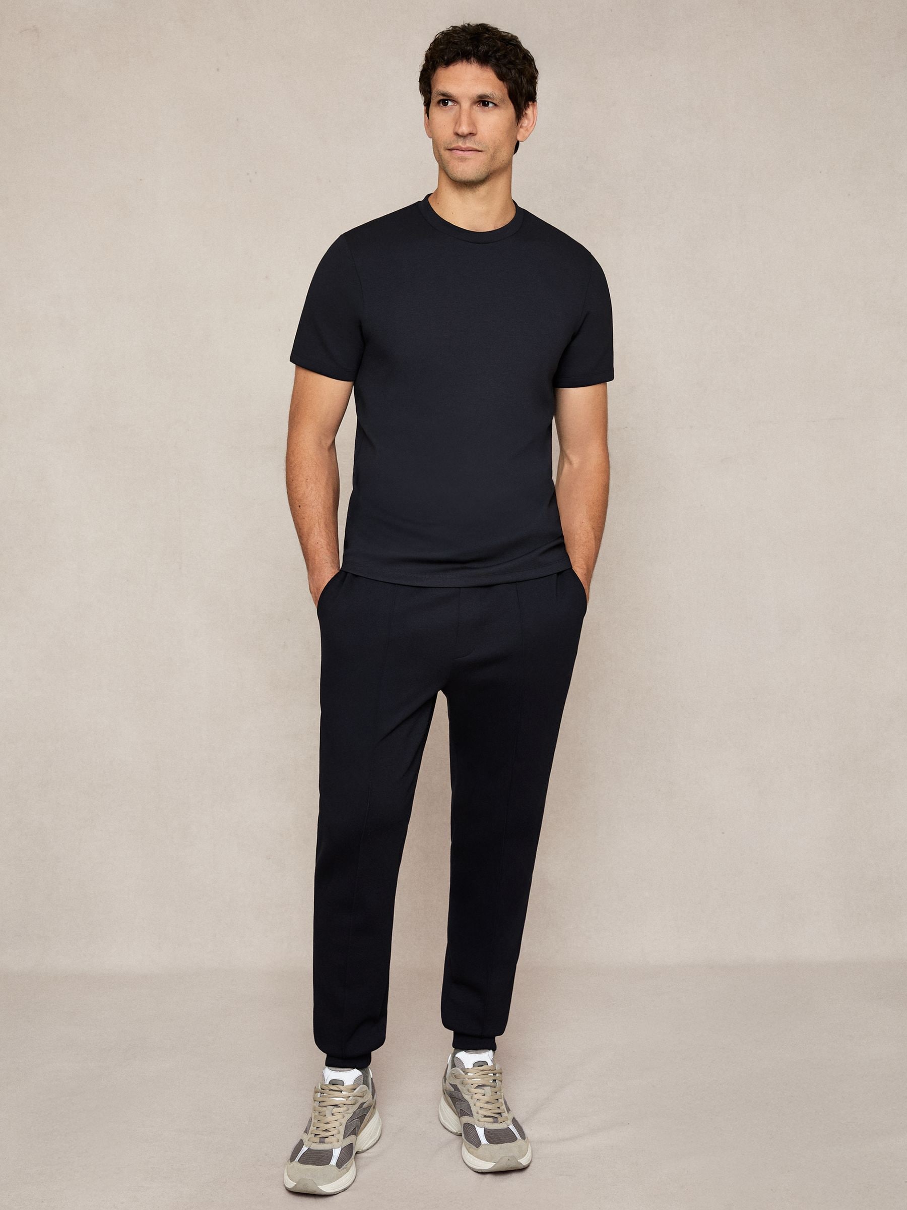 REISS bradley premium-interlock modern-fit t-shirt